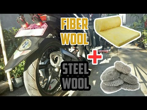 MUFFLER FIBER WOOL AND STEEL WOOL COMBINATION || MAS MALUTONG ANG TUNOG ...