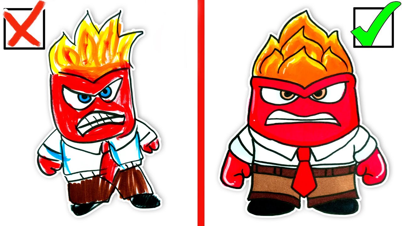 Amazing Paper Crafts with Inside Out Heroes in my New Drawing ...