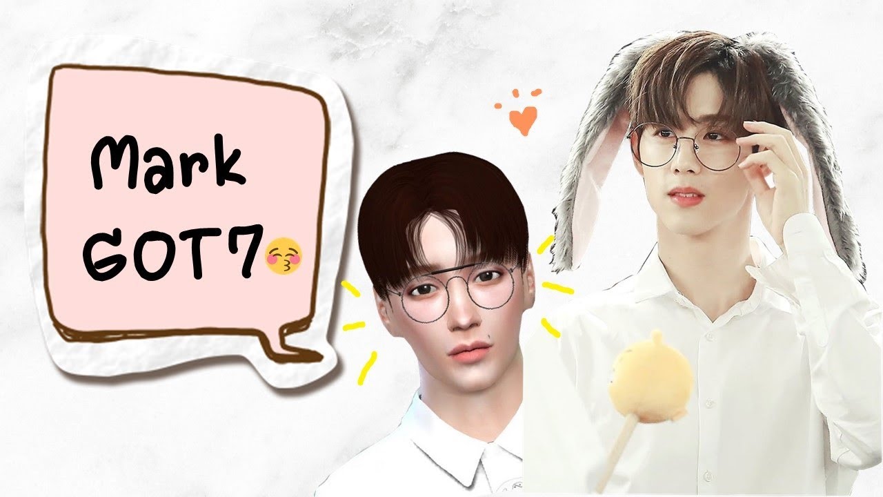 The sims 4 : สร้างซิมส์มาร์ค GOT7 | Mark GOT7- Create A Sims - YouTube