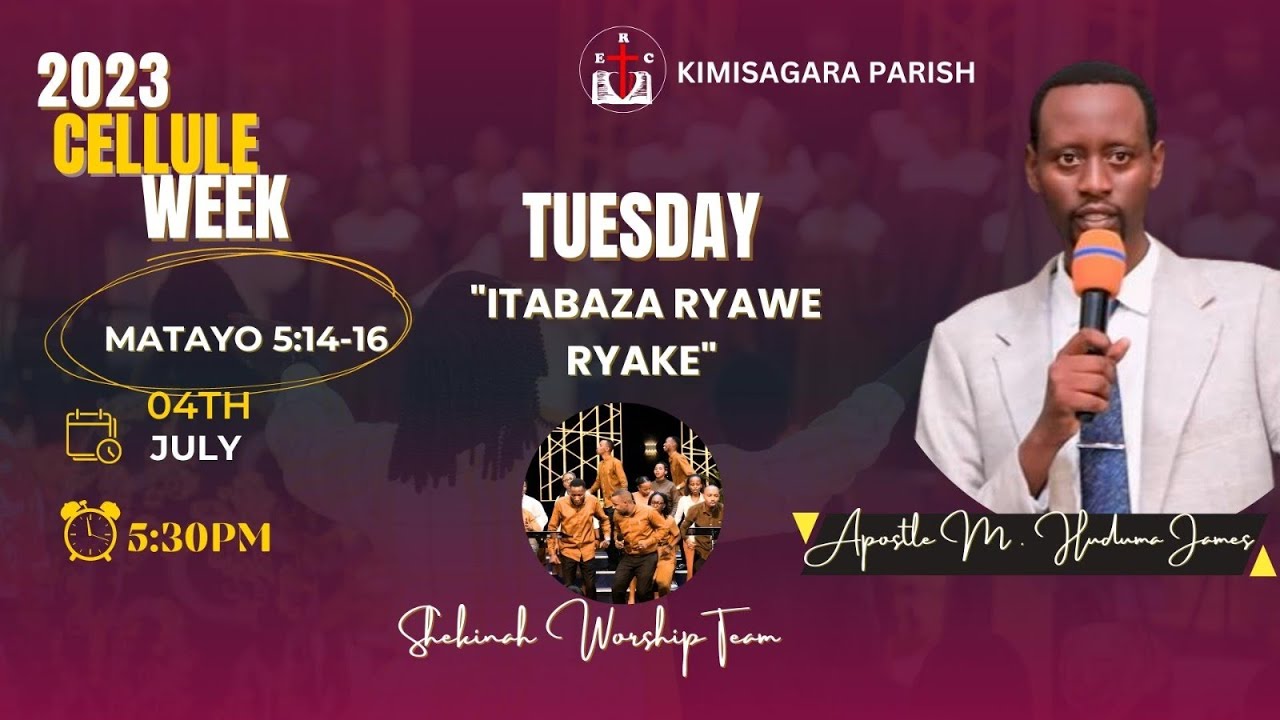 CELL WEEK TUESDAY EVENING SERVICE // 04 JULY 2023 WITH Apostle HUDUMA ...