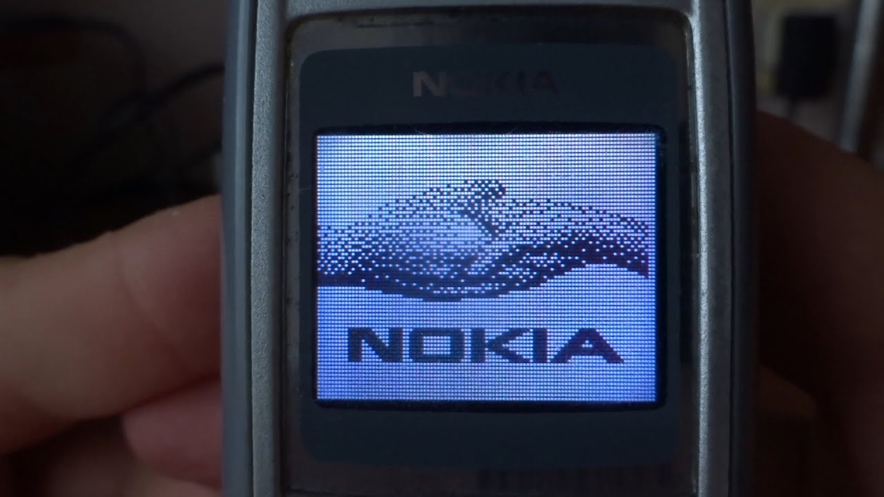 Nokia 1110 with color display from Nokia 1600 install - YouTube
