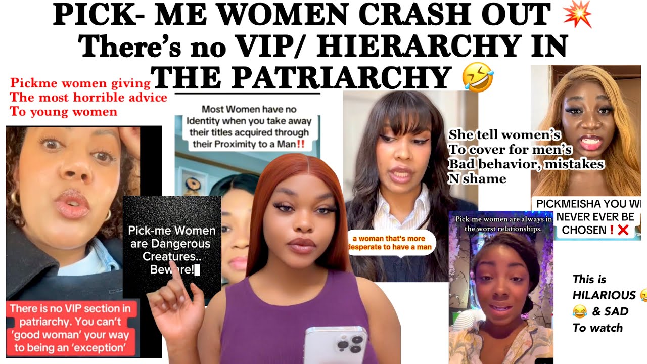 PICK ME WOMEN CRASHOUT ,This is Hilarious 😂 🤣. There’s NO HIERARCHY ...