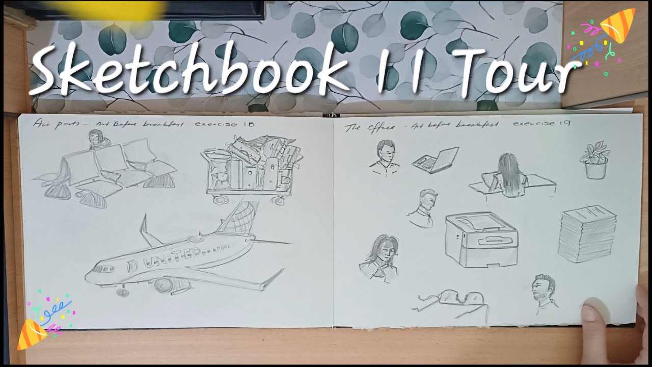Sketchbook 11 Flip Through | Creativehailes - YouTube