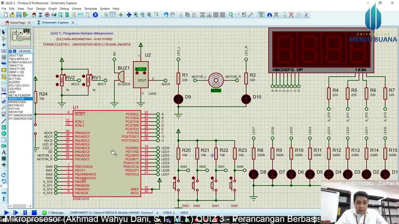 Simulasi Running LED - YouTube