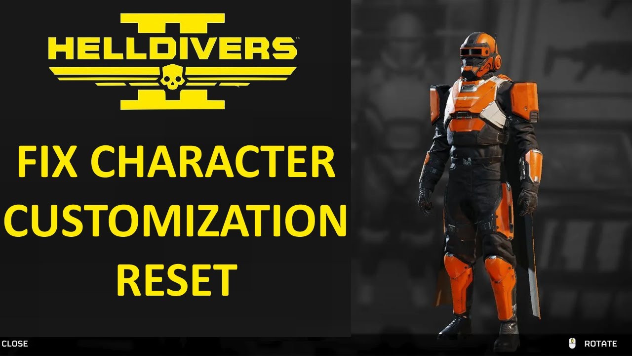 How To Fix Helldivers 2 Character Customization Reset Issue (PC & PS5) - YouTube