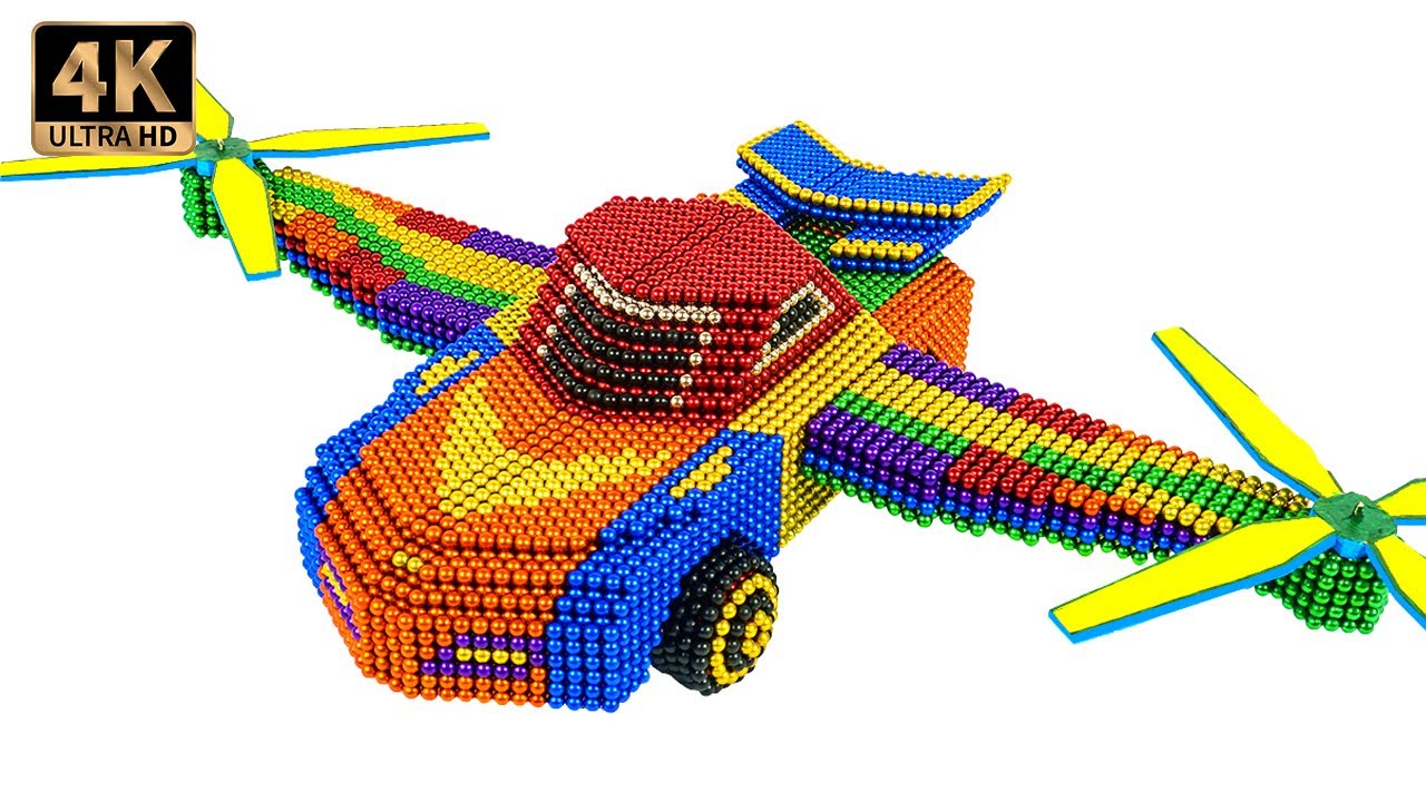 DIY - How To Make Flying Car From Magnet Balls | MAGNET ATIST - YouTube