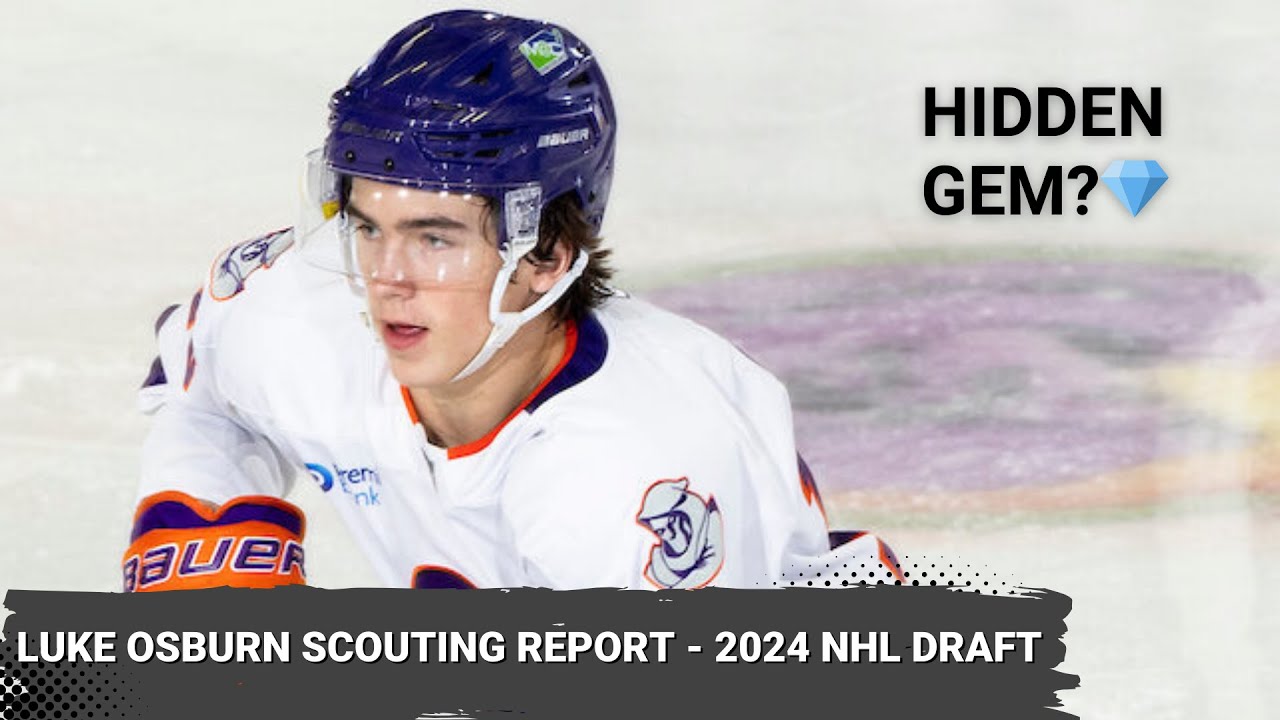 Luke Osburn Highlights & Scouting Report | 2024 NHL Draft | Hidden Gem ...