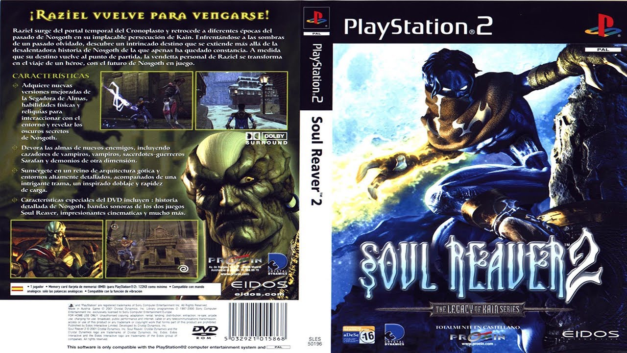 Soul Reaver 2 [Multi5] PS3 PKG - YouTube