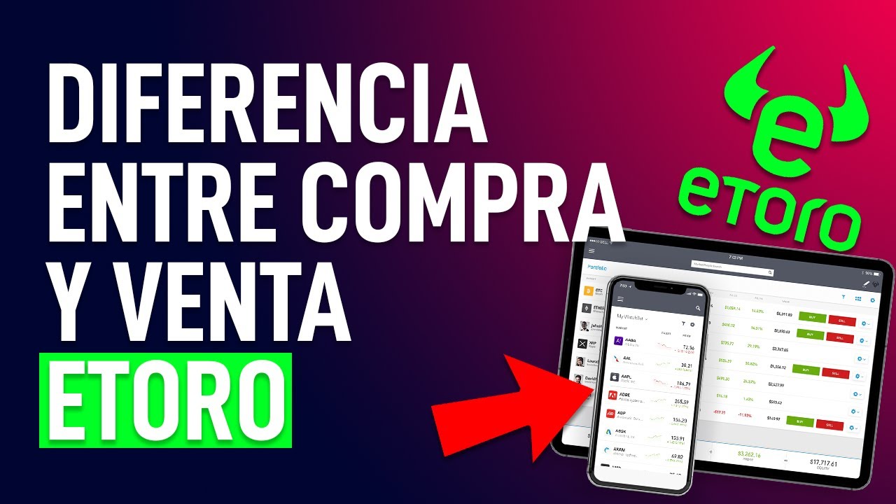 Tutorial eToro para principiantes | Diferencia entre compra y venta ...