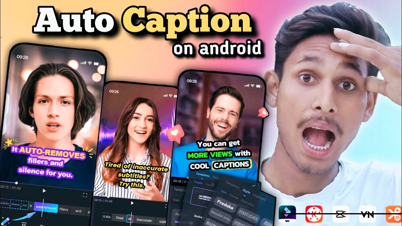 Auto Caption Generator For YouTube Video reels short 2023 | Pramod ...