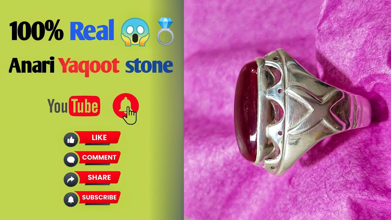Silver ring making simple & decent design ️💍 100% real anari yaqoot ...