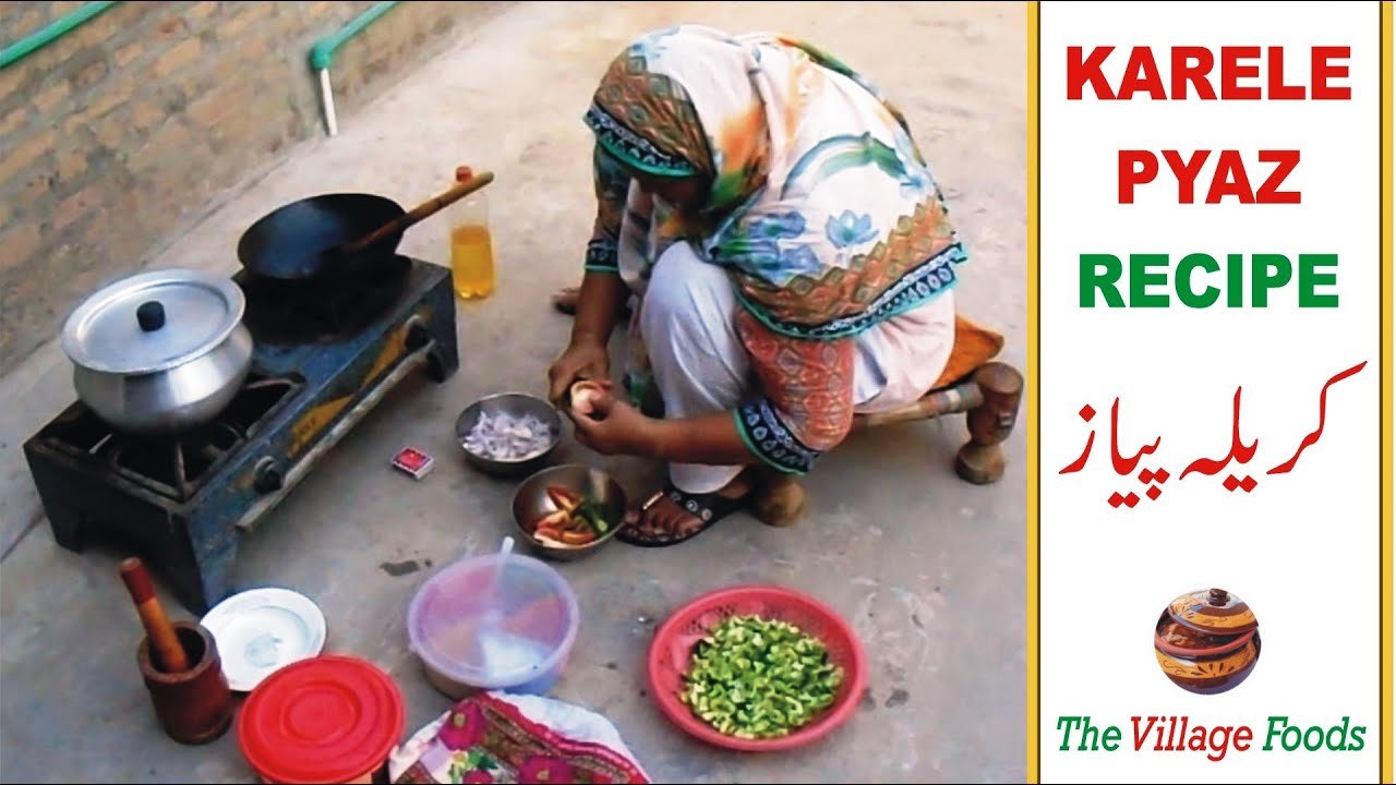 Karela Pyaz Recipe | Karele Pyaz Ki Sabzi | How to Make Bitter Gourd ...