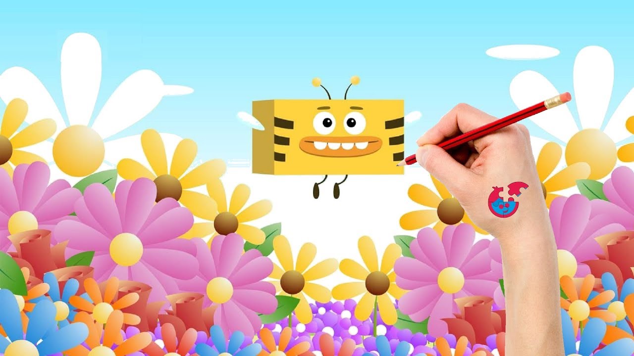 Drawing And Coloring Big Block Sing Song For Toddlers - Bee - Puzzle ...