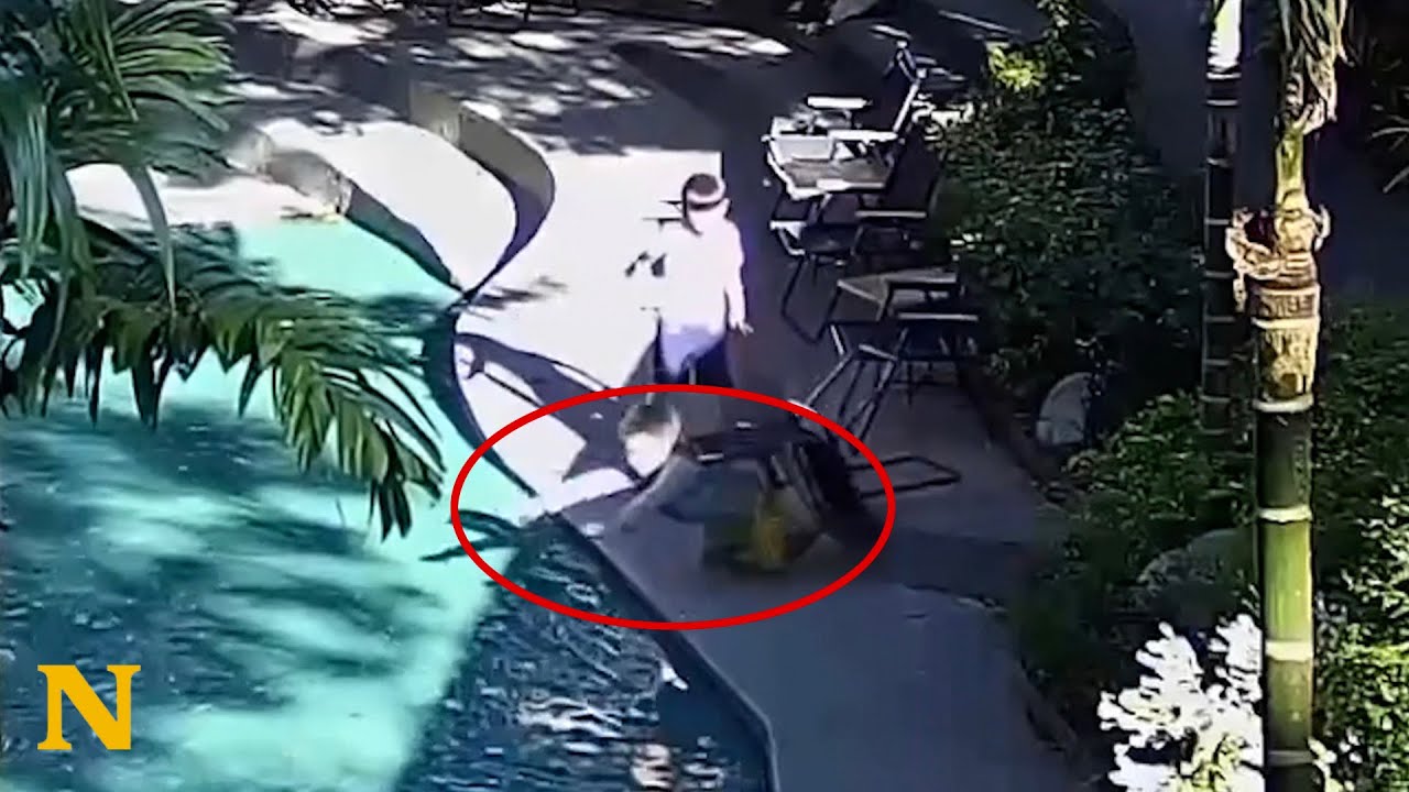 5-year-old boy Falls Into Pool and NO ONE Helps Him - YouTube