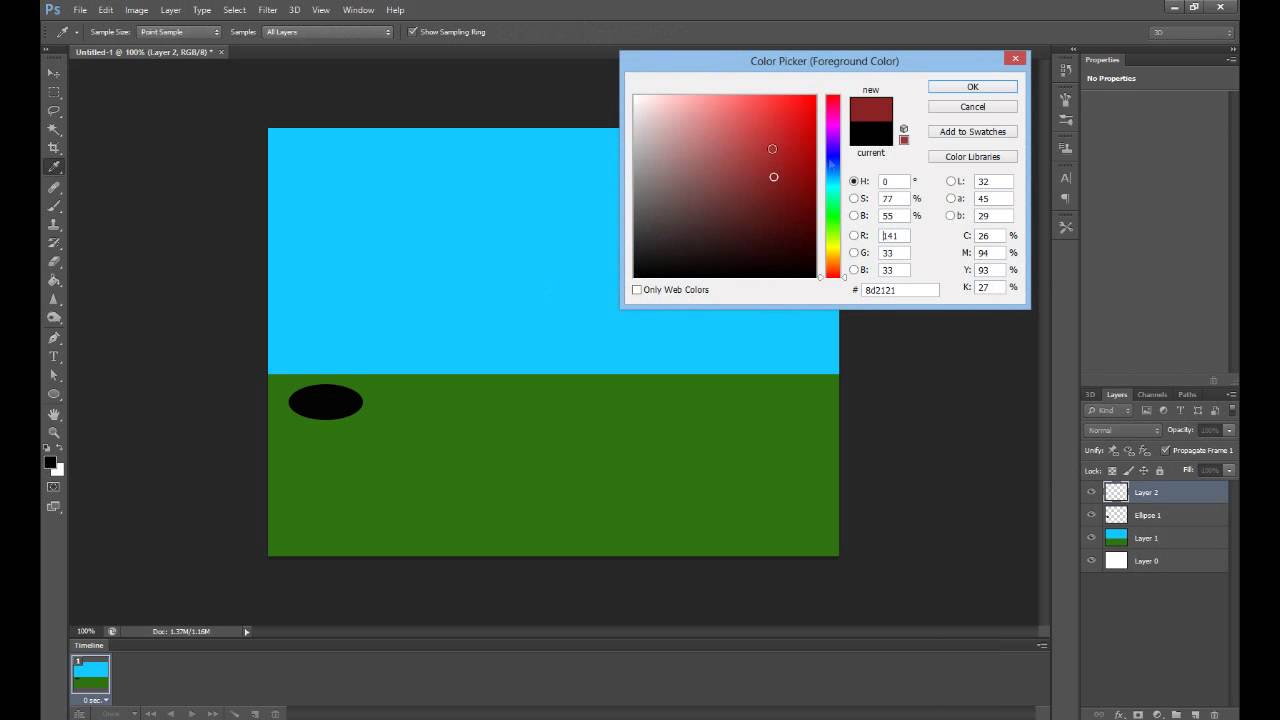 How to Make a Bouncing Ball GIF in Photoshop CS6 -DEMO- - YouTube