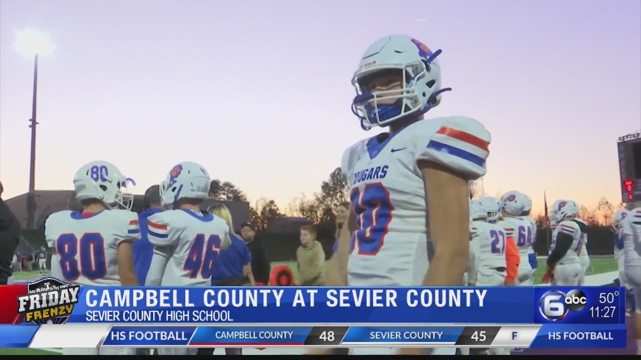 Campbell County beat Sevier County in high-scoring affair - YouTube