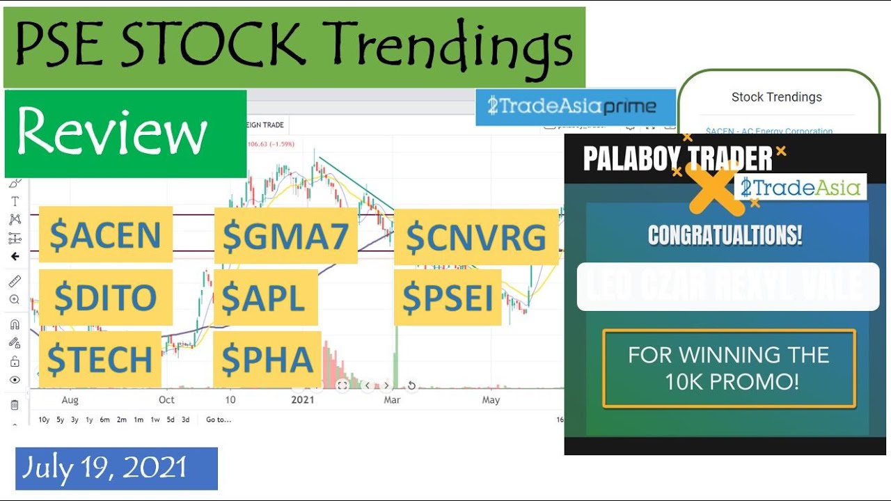 PSE Stock Trendings Review: July 19, 2021 - YouTube