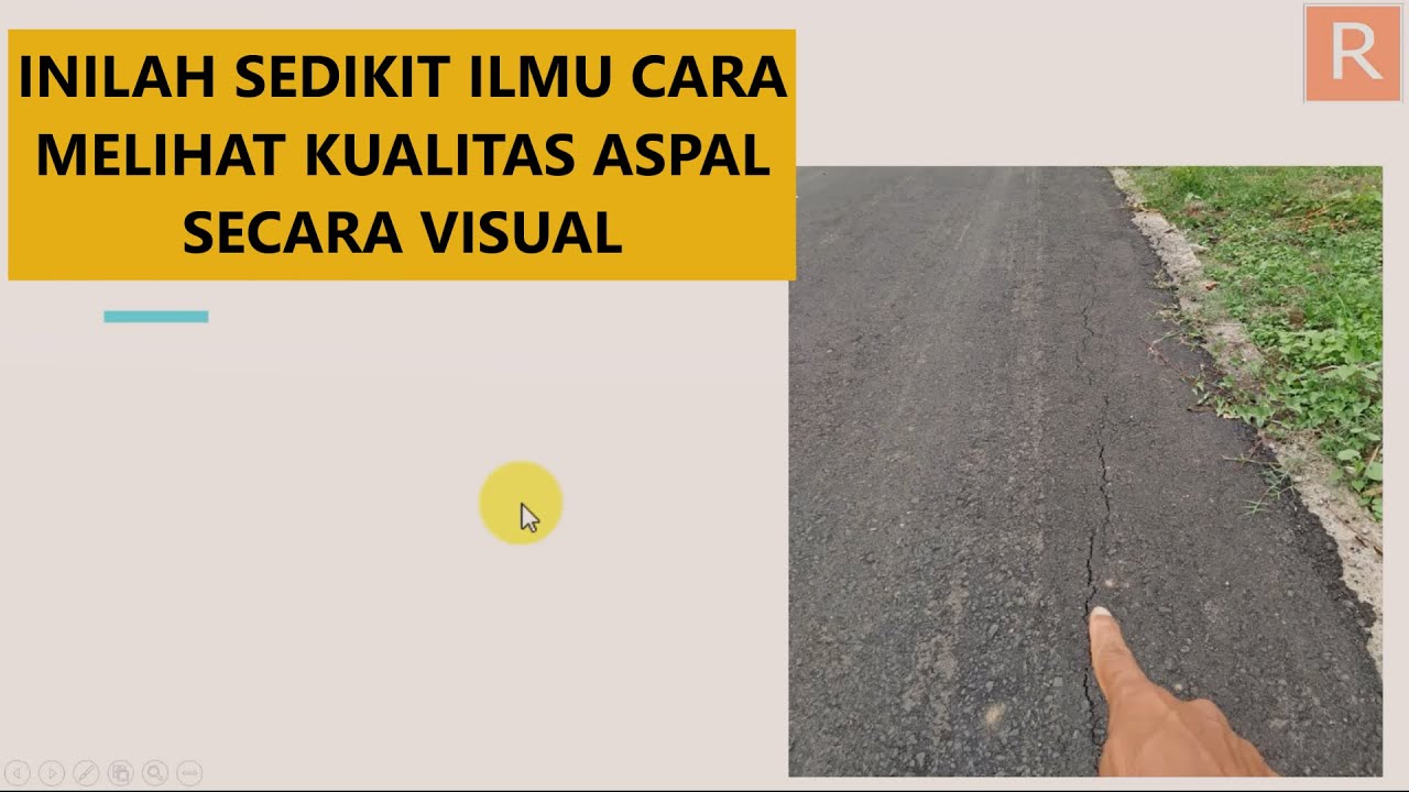 CARA MELIHAT KUALITAS JALAN ASPAL SECARA VISUAL - YouTube