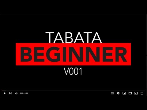 TABATA Beginner V001 - YouTube