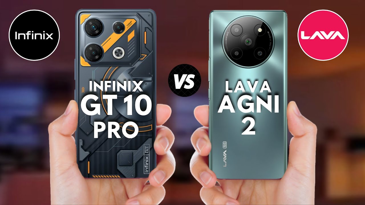 Infinix GT 10 Pro vs Lava Agni 2 Comparison | dn tech - YouTube