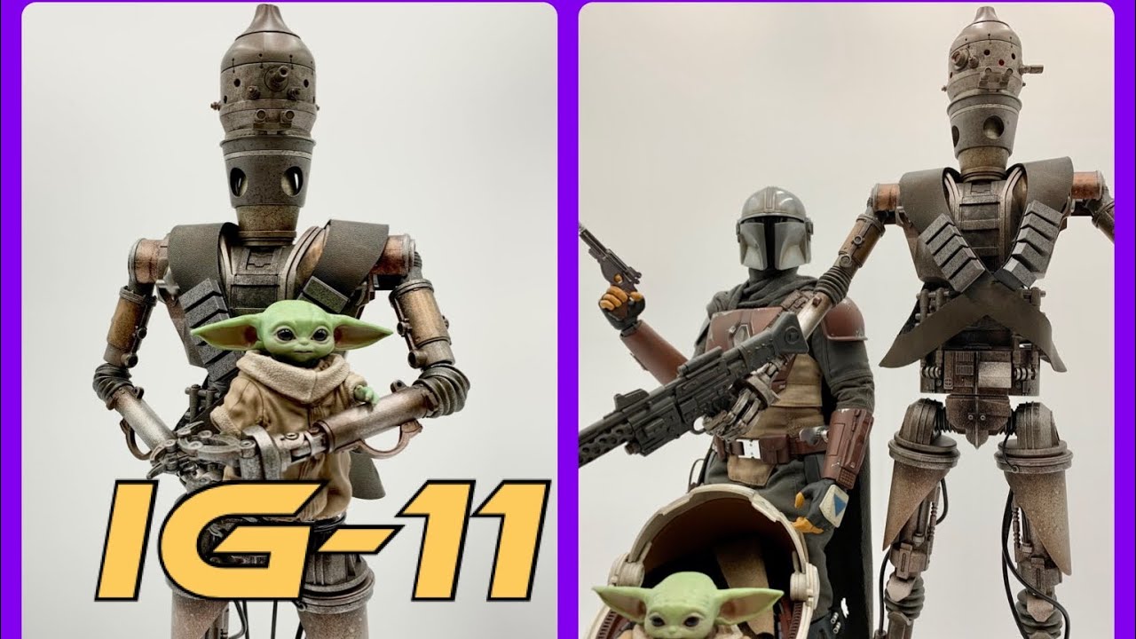 Hot Toys IG-11 1/6 Scale Figure The Mandalorian TMS008 Star Wars ...
