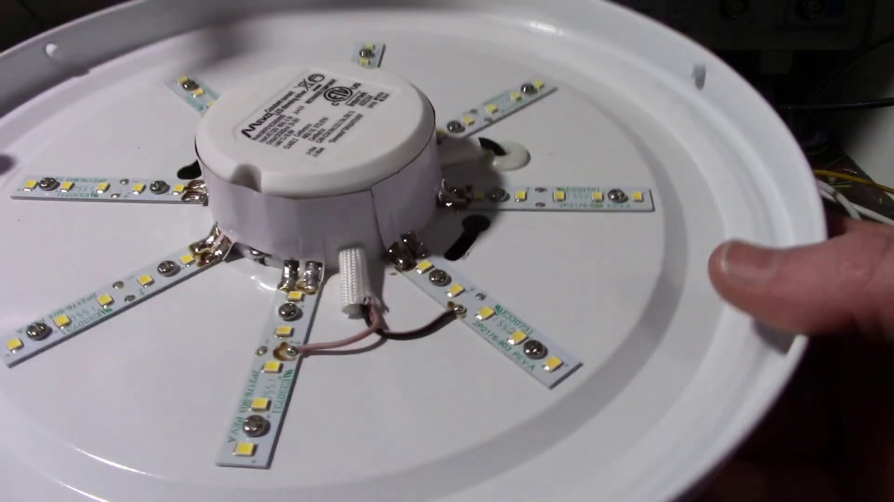 LED light fixture teardown in attempt to see why it FAILED - YouTube