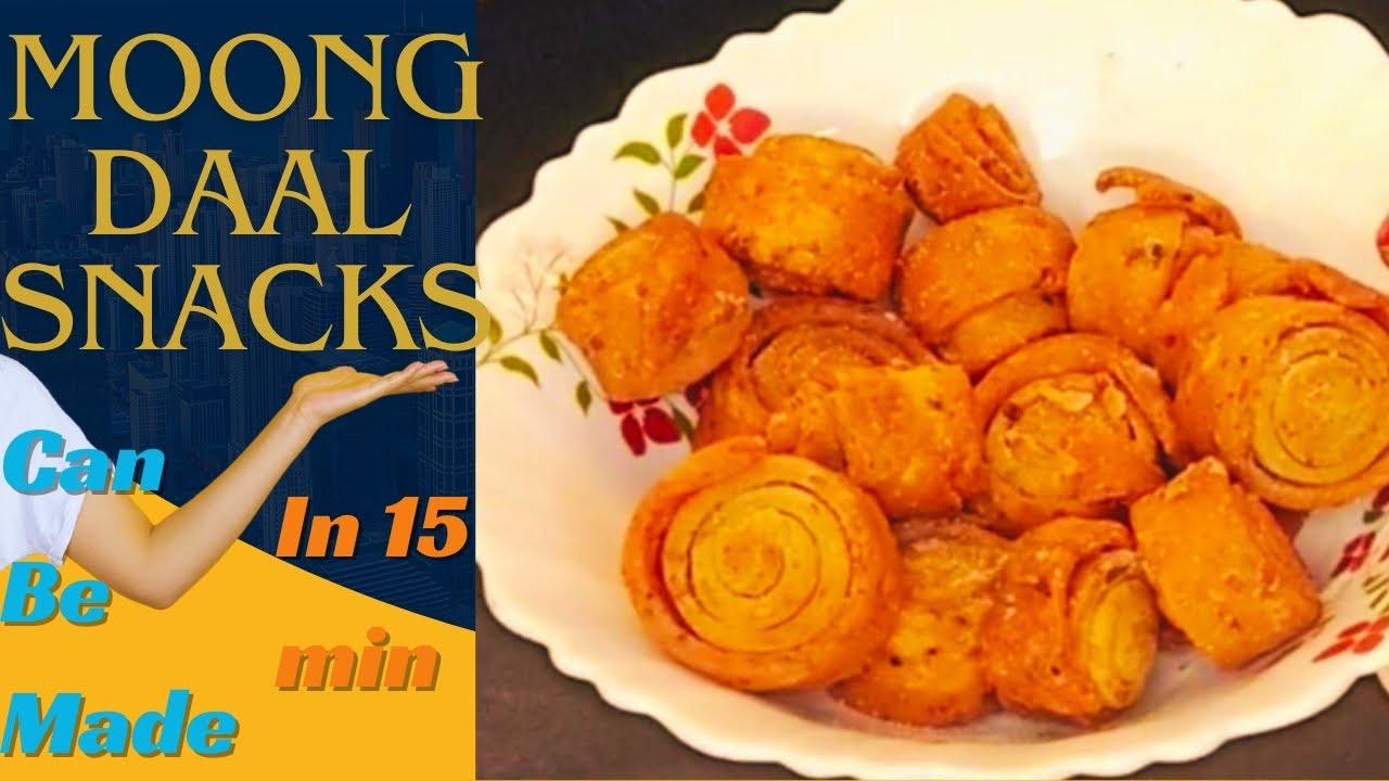 Best Haldiram's Style Moong Dal Snacks | Crispy And Flaky Moong Dal ...