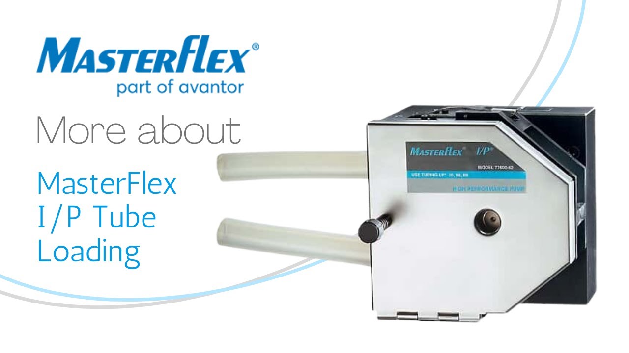 MasterFlex I/P Tube Loading - YouTube