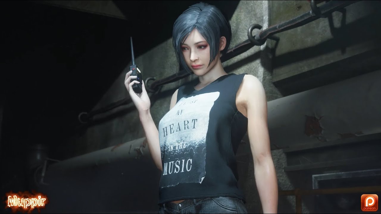 Resident Evil 2 Remake Ada as Emo Girl Outfit GamePlay - YouTube