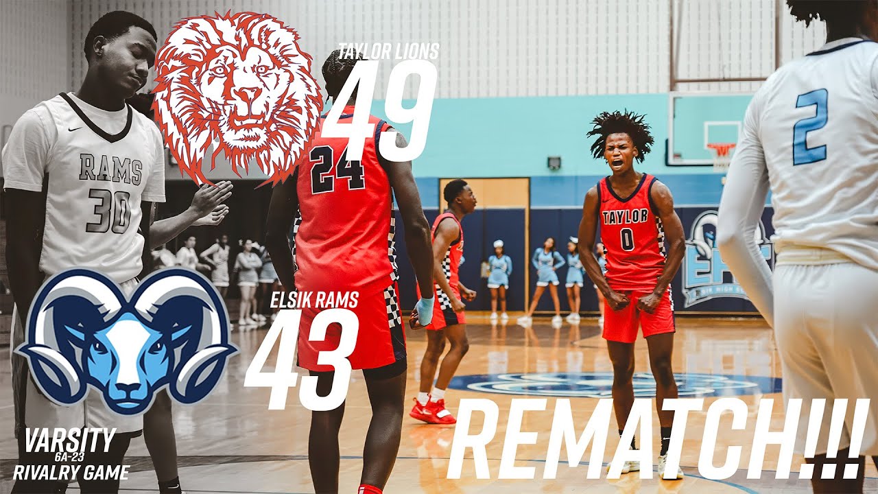 Alief Elsik Rams -vs- Alief Taylor Lions Full Game Recap - YouTube