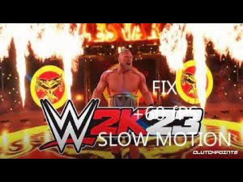 WWE 2K23 slow motion Fix ,Low Graphics play Lags - YouTube