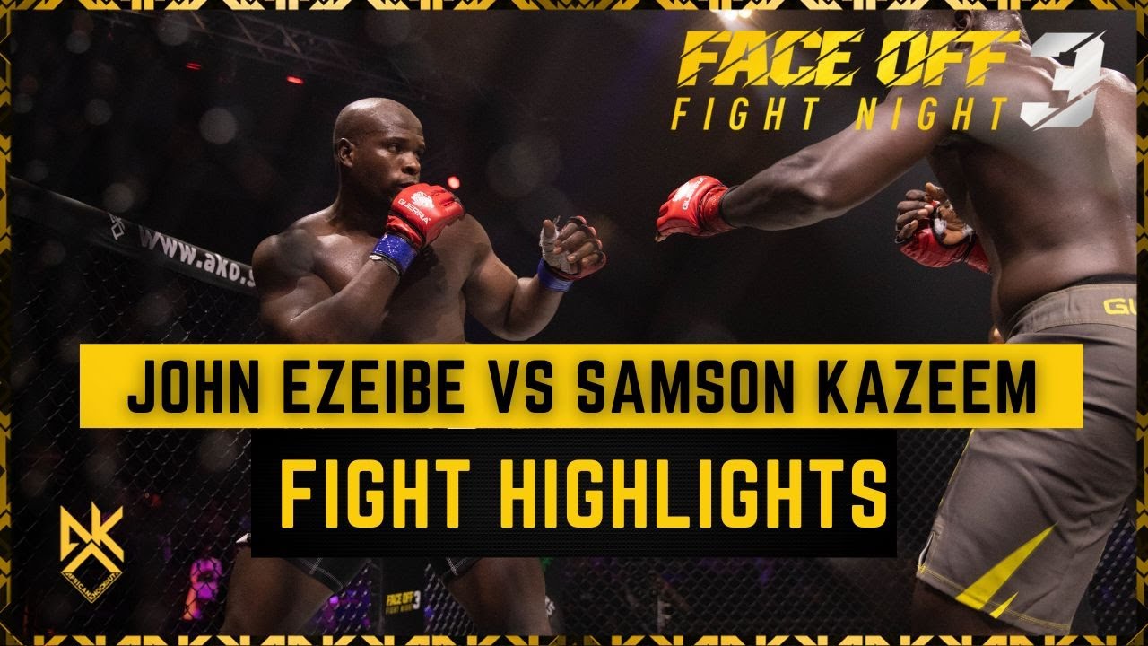 FOFN3: John Ezeibe vs Samson Kazeem | Fight Highlight - YouTube