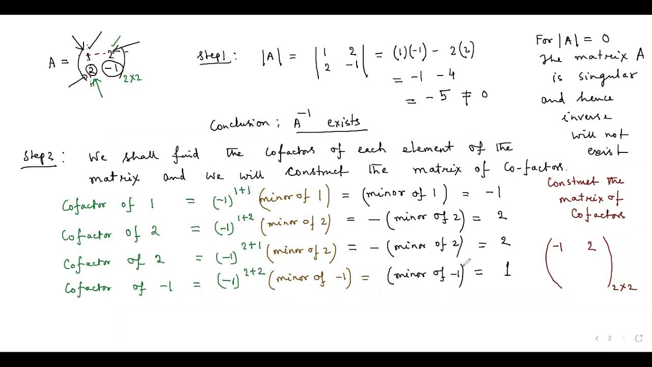 How To Find Matrix Inverse Part 1 YouTube how-to-find-matrix-inverse-part-1-youtube