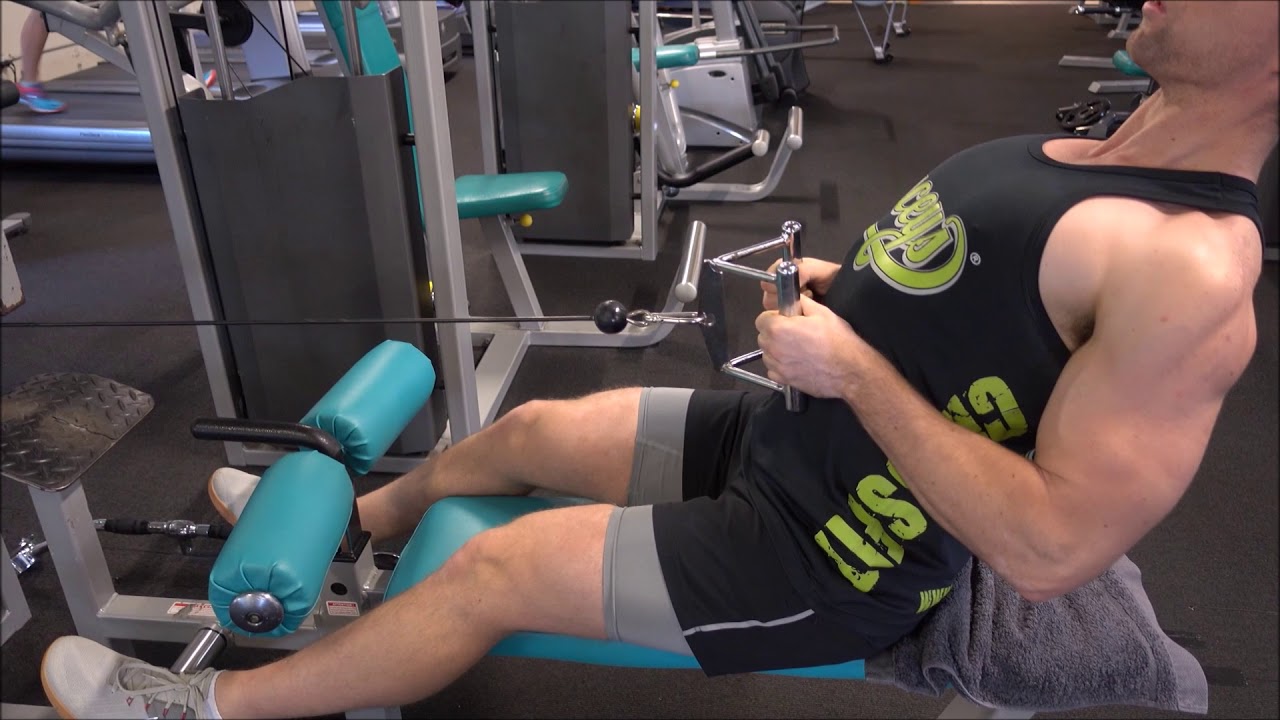 How To: Seated Cable Row - YouTube