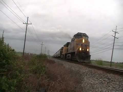 UP 6055(AC44CWCTE) & UP 7489(AC45CCTE) & Dpu UP 6255(AC44CW) n ( Donaldsonville,La ) !!!! - YouTube