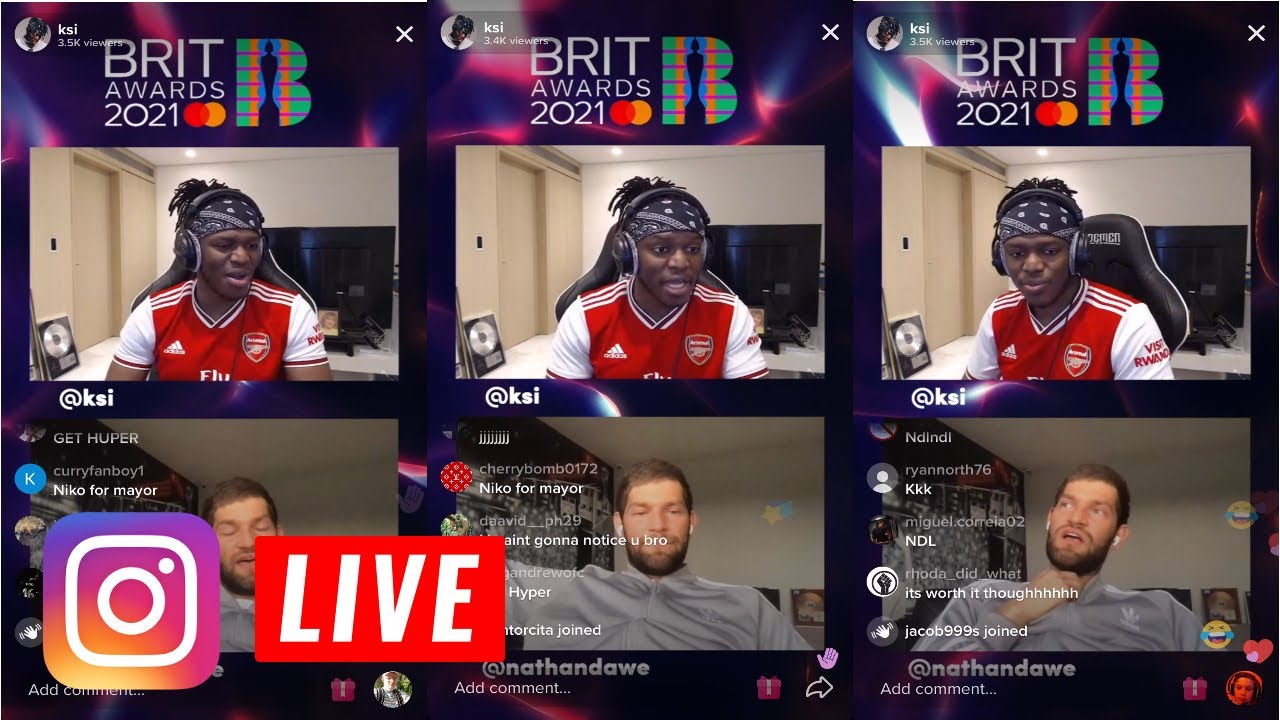 KSI TikTok Live (06/05/21 UK) - YouTube