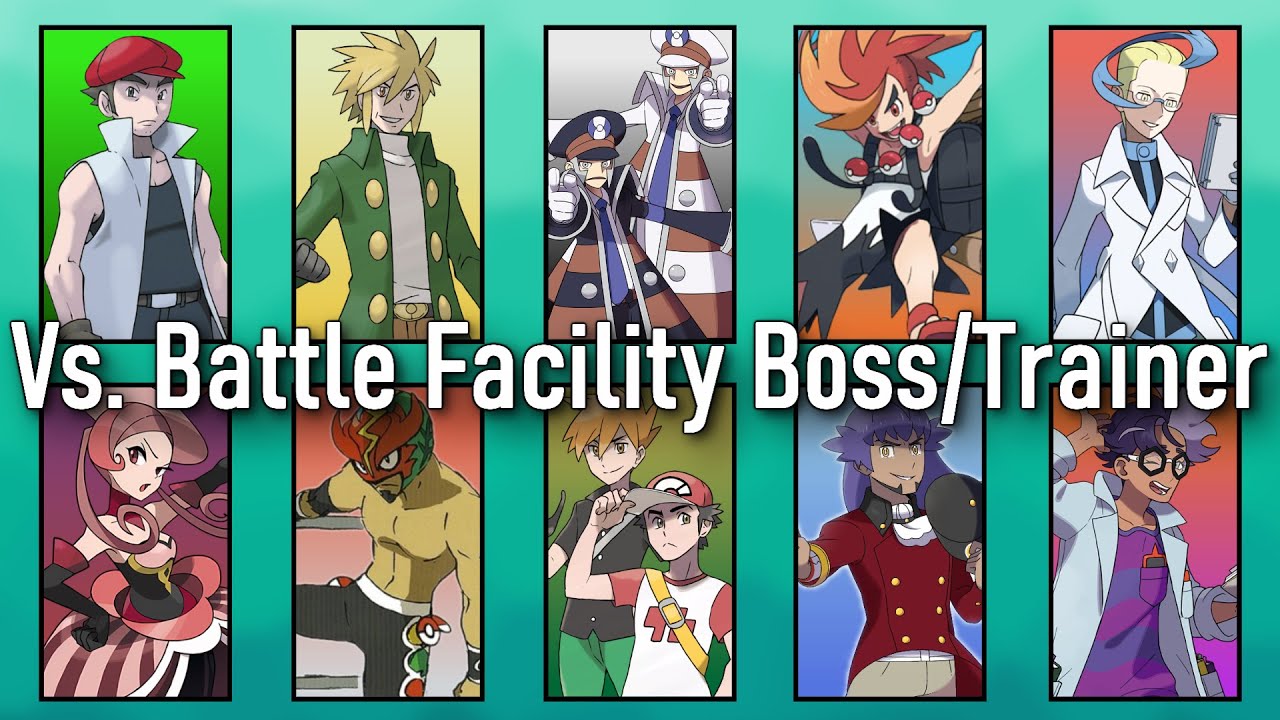 Pokémon Music - All Battle Facility Boss/Trainer Battle Themes from the ...
