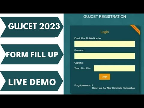 How to fill GUJCET 2023 form|| GUJCET 2023 form kaise bhare|| Live Demo ...