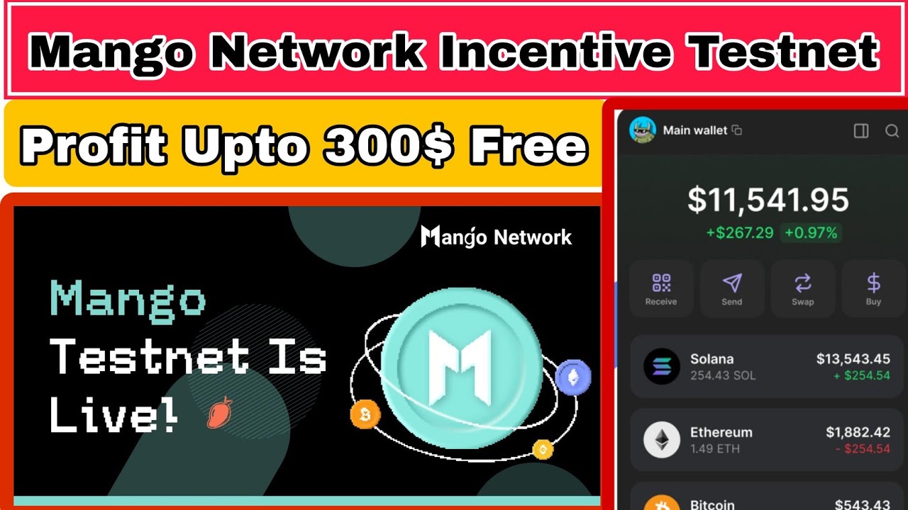 Mango Testnet Airdrop| Mango Incentive Airdrop | Testnet Airdrop 2025 ...