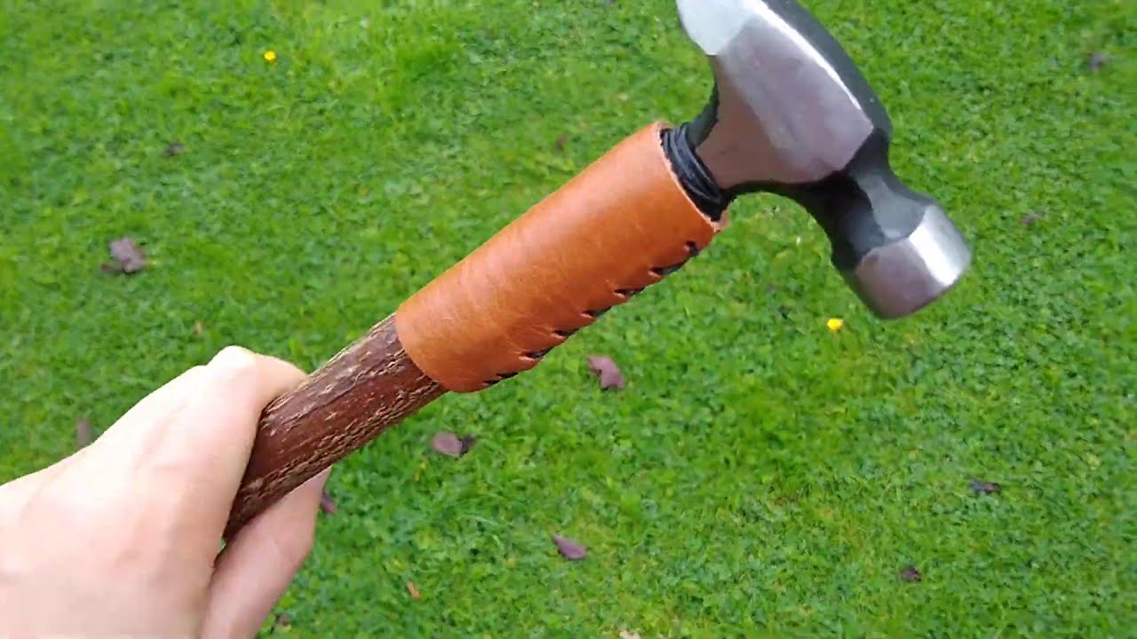 Hammerhead walking stick #395 - YouTube