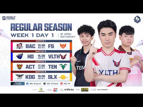 [EN] 🔴 MSL TH Season 1 | Regular Season Week 1 Day 1