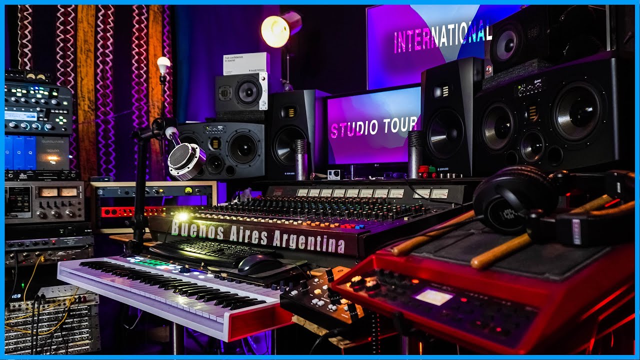 🎧 Tour of our International EPIC Studio for Recording, Mixing, and ...