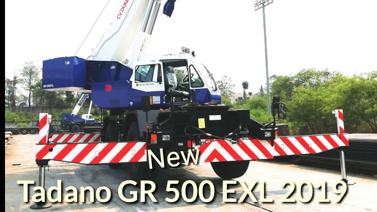 Tadano Crane GR-500EXL - YouTube