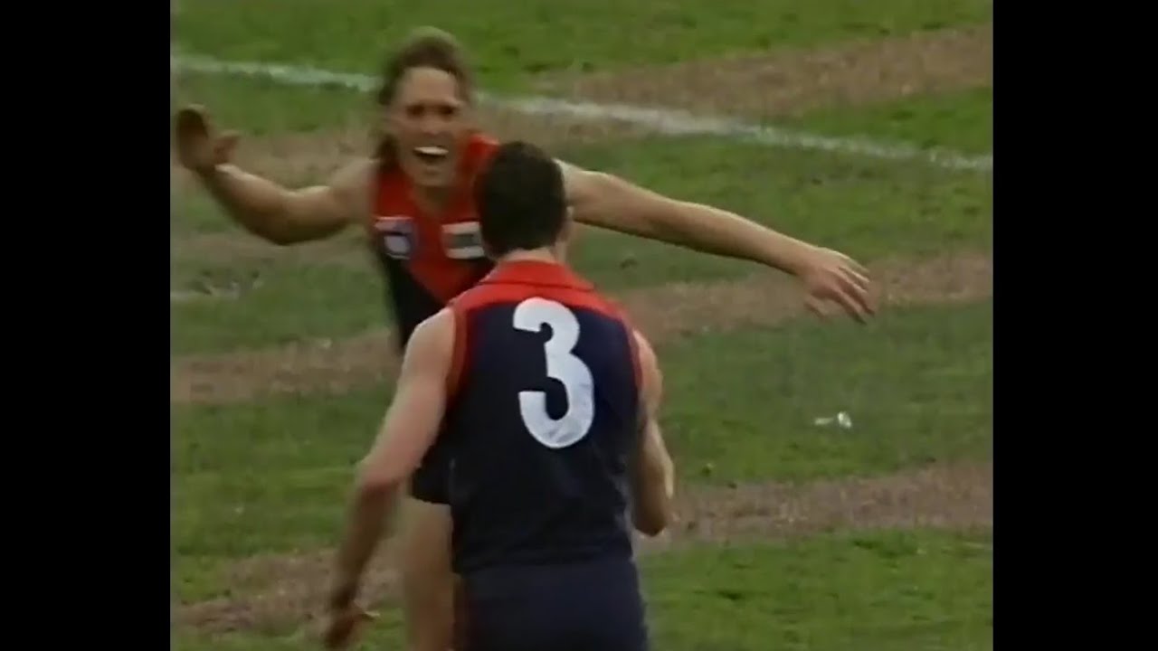 Garry Lyon - Melbourne - 2 goals - 1990 Round 22 v Hawthorn - MCG - AFL ...