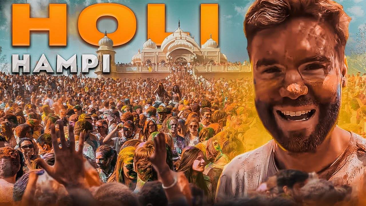 My First Holi in India! Crazy Festival of Colours (South India) 🇮🇳 ...