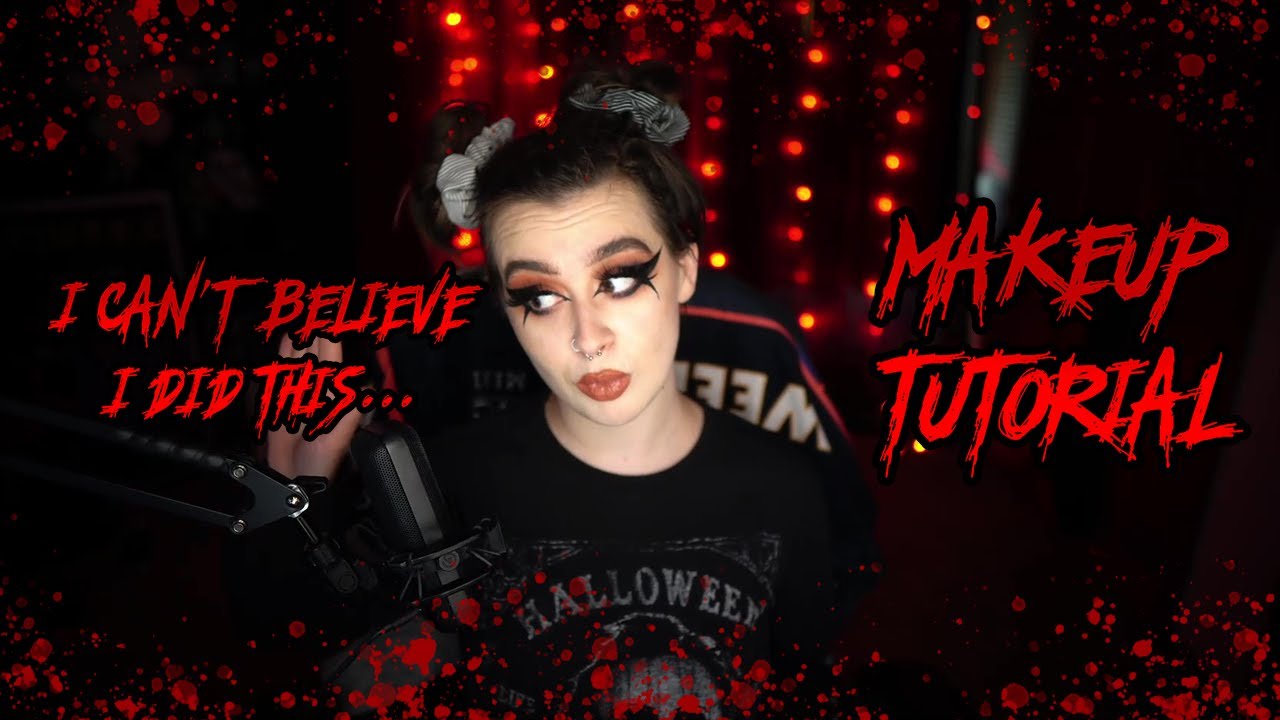 1ST MAKEUP TUTORIAL! FALL TIME INSPIRED MAKEUP! - YouTube