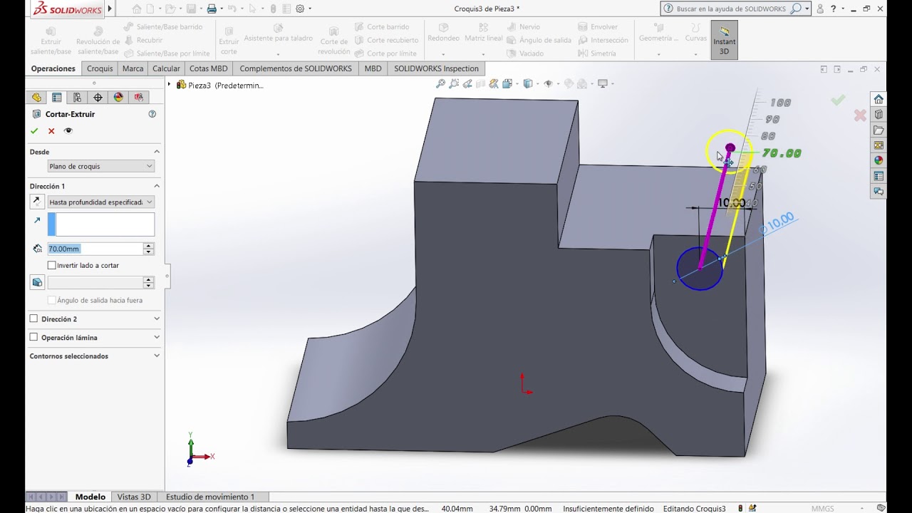 modelado en solidworks - YouTube