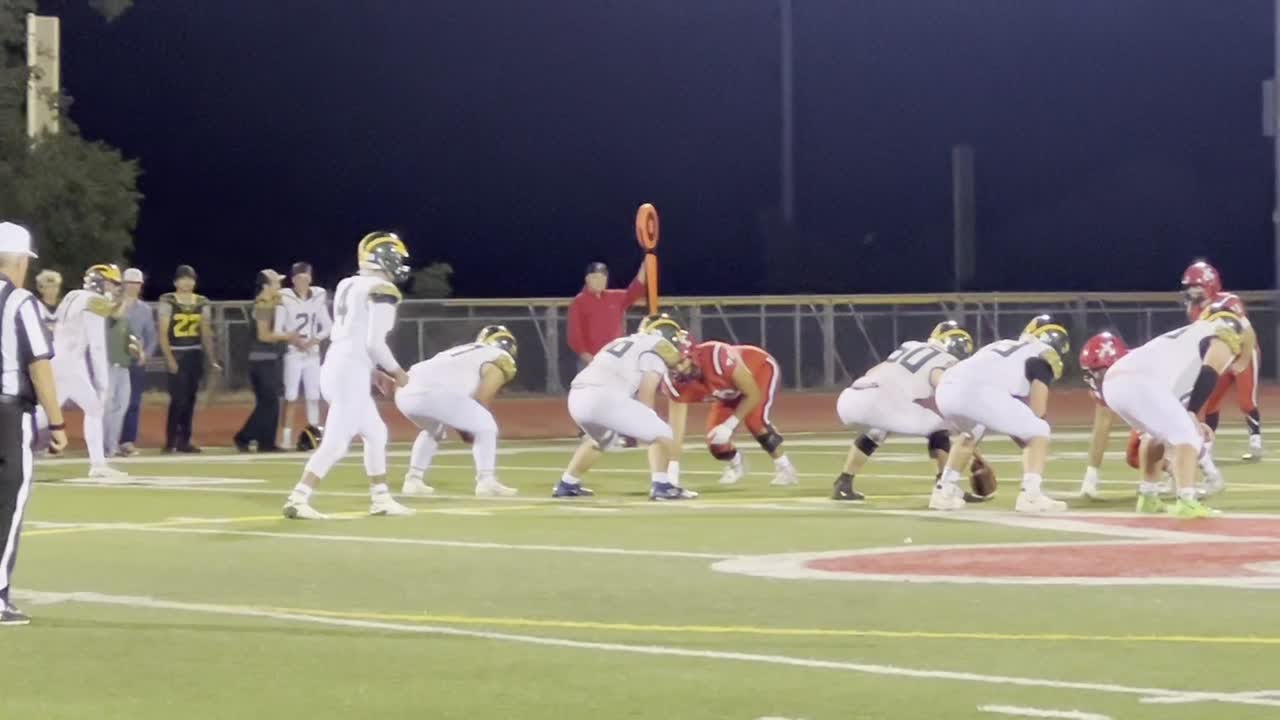 Video: St. Helena's cheer team performs, Nick Beck's 4th-down tackle of ...