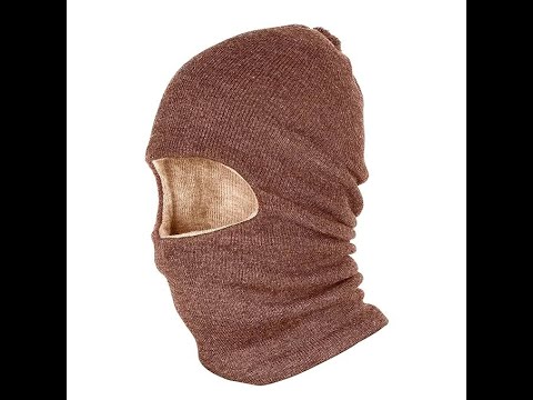 Winter Monkey Cap For Men - YouTube