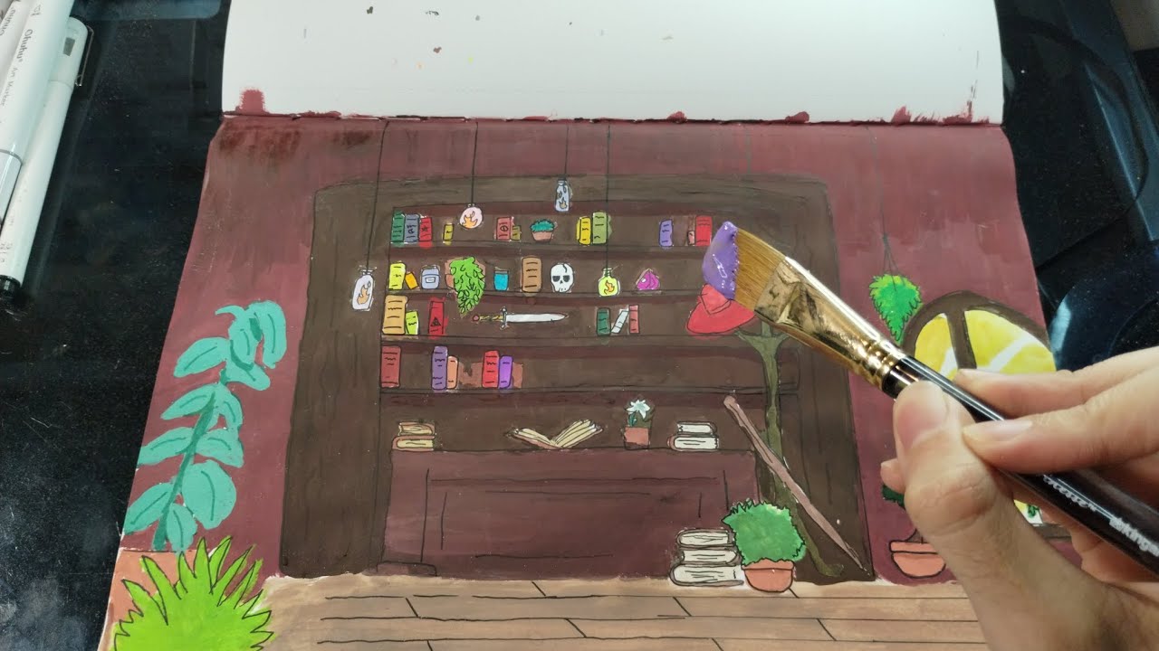 Paint with me | magic study - YouTube